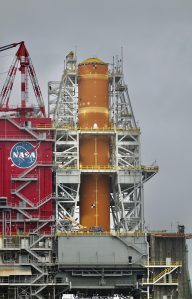 Up close with the core stage of SLS, NASA's upcoming super heavy-lift ...