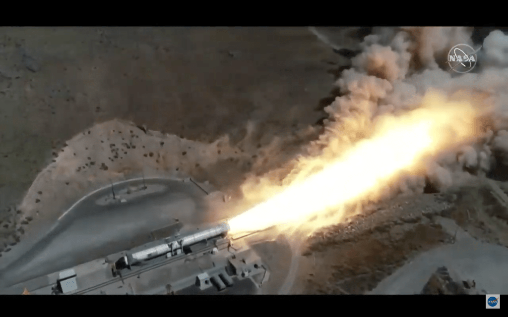 Solid Rocket Booster test helps secure the future of Space Launch System