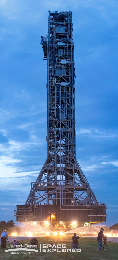 Watch NASA's mobile launcher rollout to Launch Pad 39B ahead of first ...