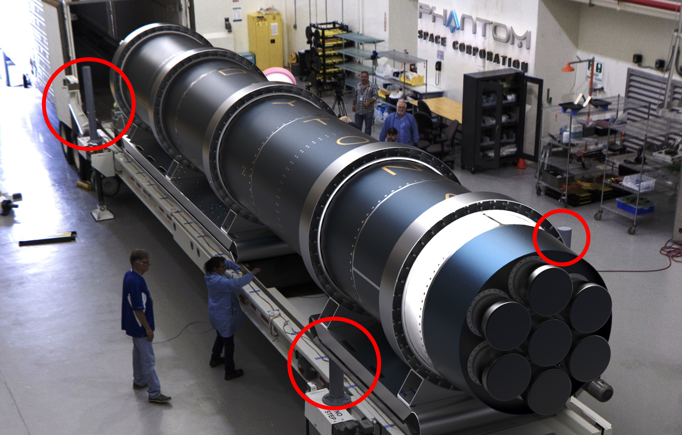 Phantom Space doctors NASA Orion photo to portray fake rocket factory ...