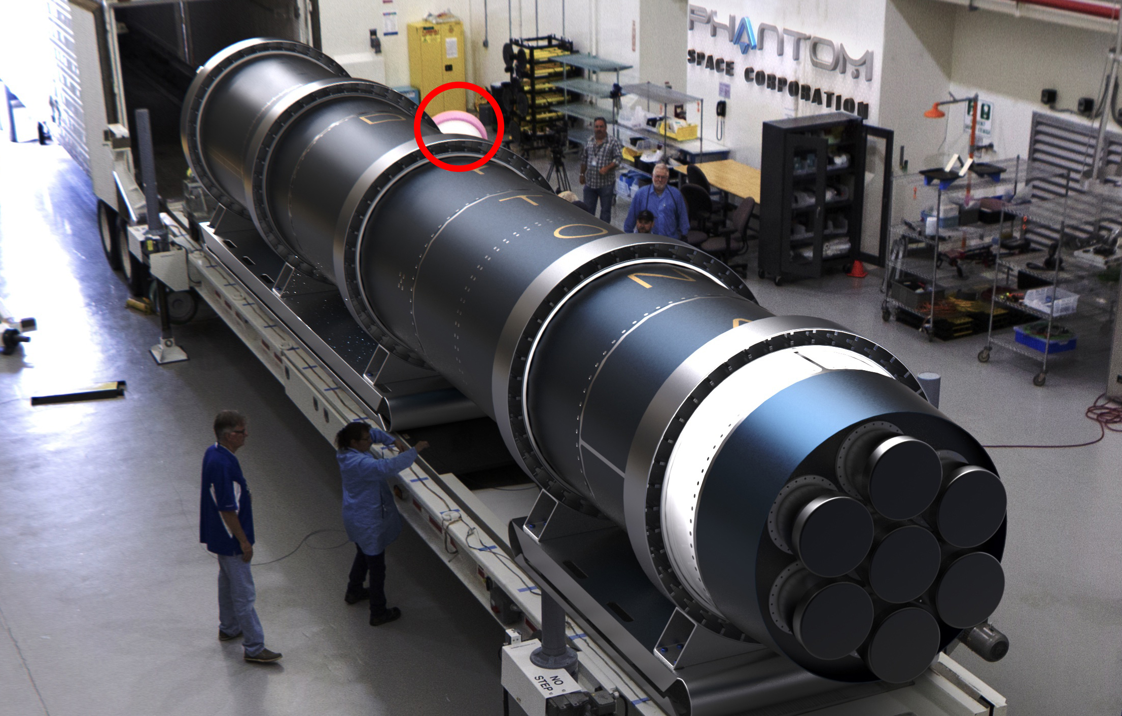 Phantom Space doctors NASA Orion photo to portray fake rocket factory ...