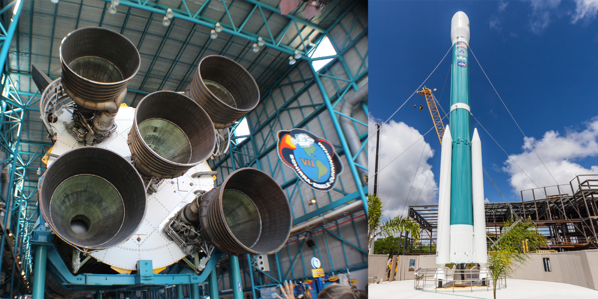 New rocket display at Kennedy Space Center's Visitor Complex - Space ...