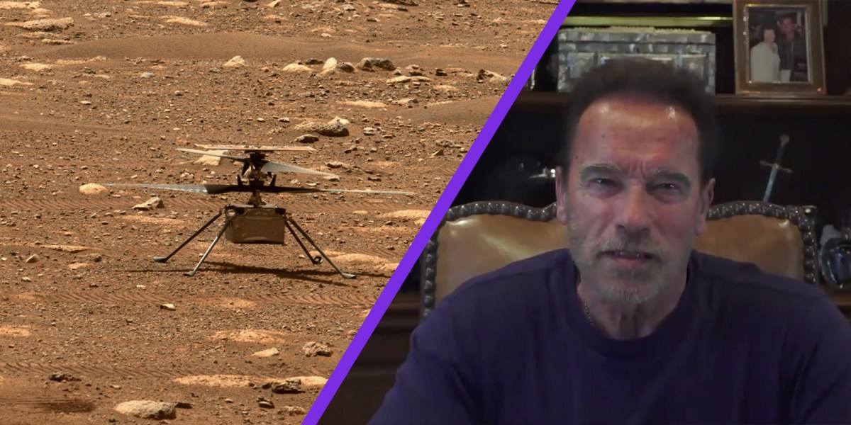 [Video] 'Get to the Choppa!' Arnold Schwarzenegger speaks on Mars ...