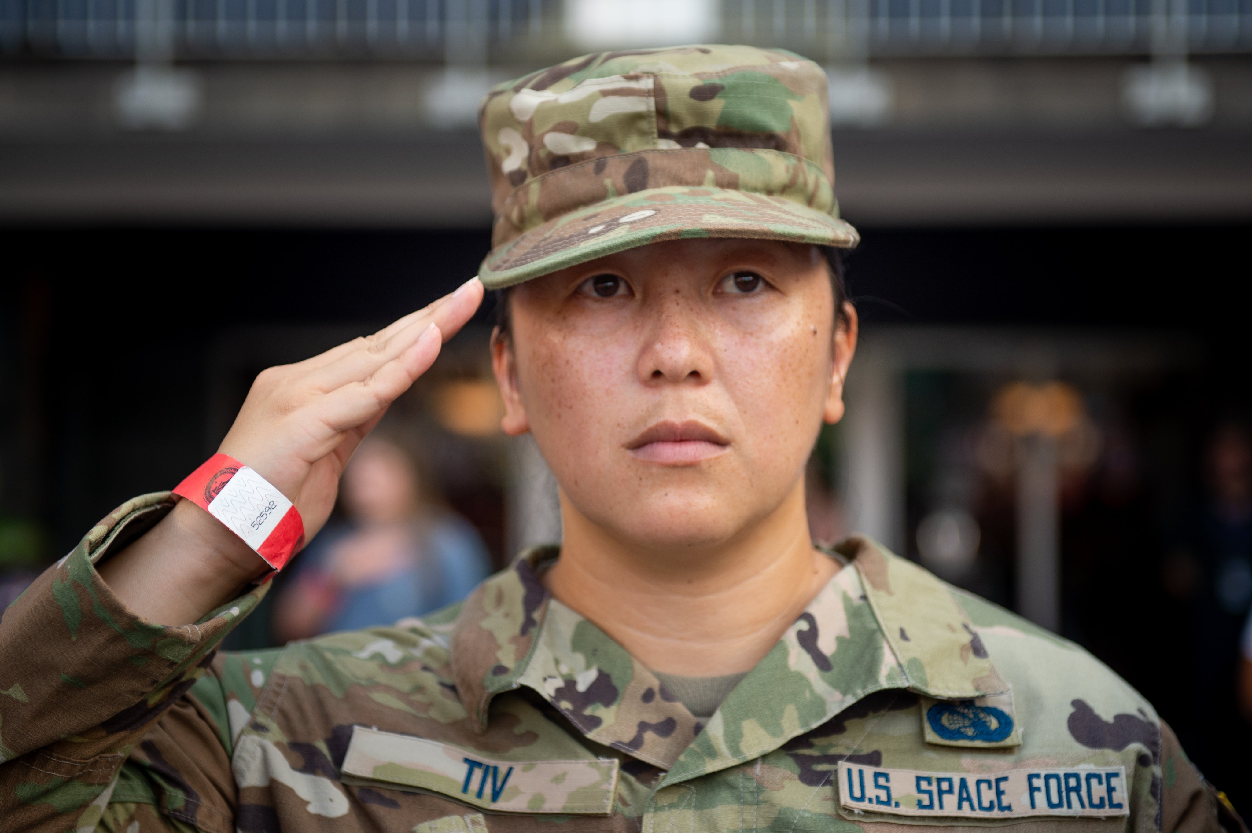 Space Force General throws out first pitch at MLB game