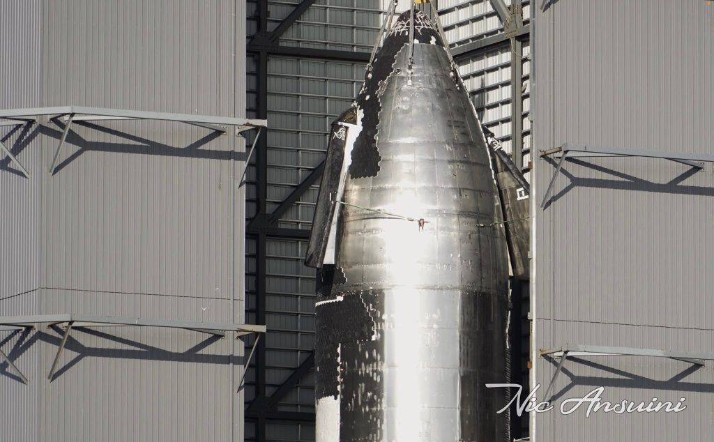 [Update: Booster 4 rolls out, Starship 20 stacked] SpaceX works at ...