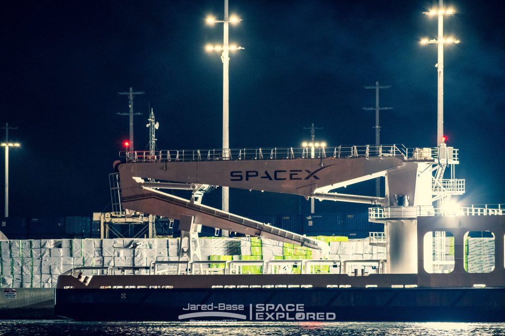 SpaceX's new ship Doug arrives in Port Canaveral - Space Explored