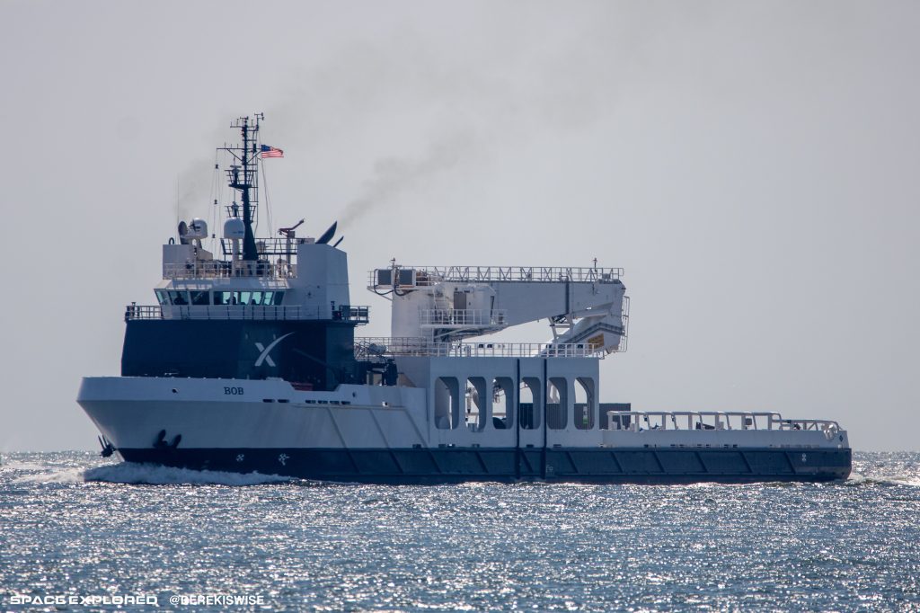SpaceX ship Bob arrives in Port of Tampa - Space Explored