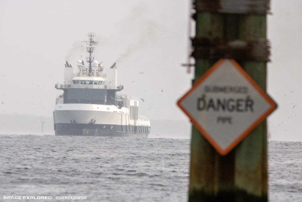SpaceX ship Bob arrives in Port of Tampa - Space Explored