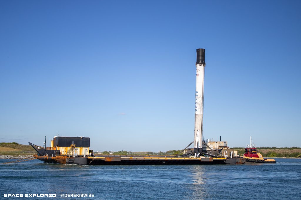 SpaceX Falcon 9 booster & octograbber damaged during recovery