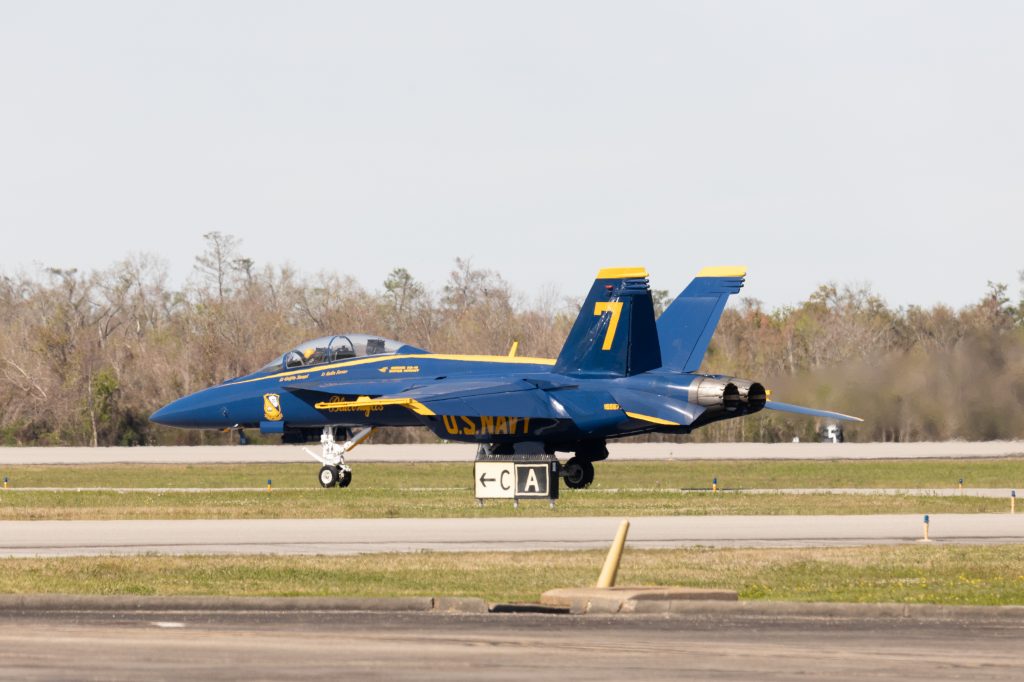 Blue Angel 7 makes a rare appearance in New Orleans [Update: More ...