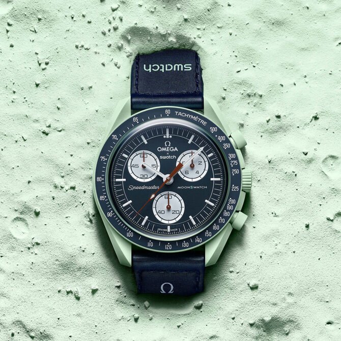 Omega and Swatch team up with a full solar system of watches, including ...