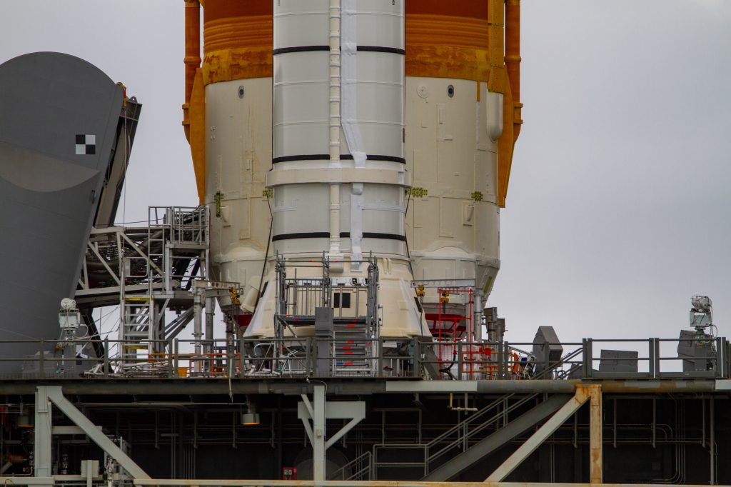 As SLS returns to the VAB, take an up-close look at the rocket on the ...