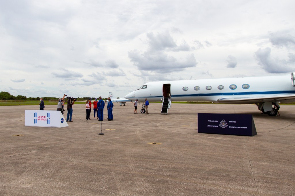 Crew-4 Astronauts arrive at KSC ahead of launch to ISS later this week