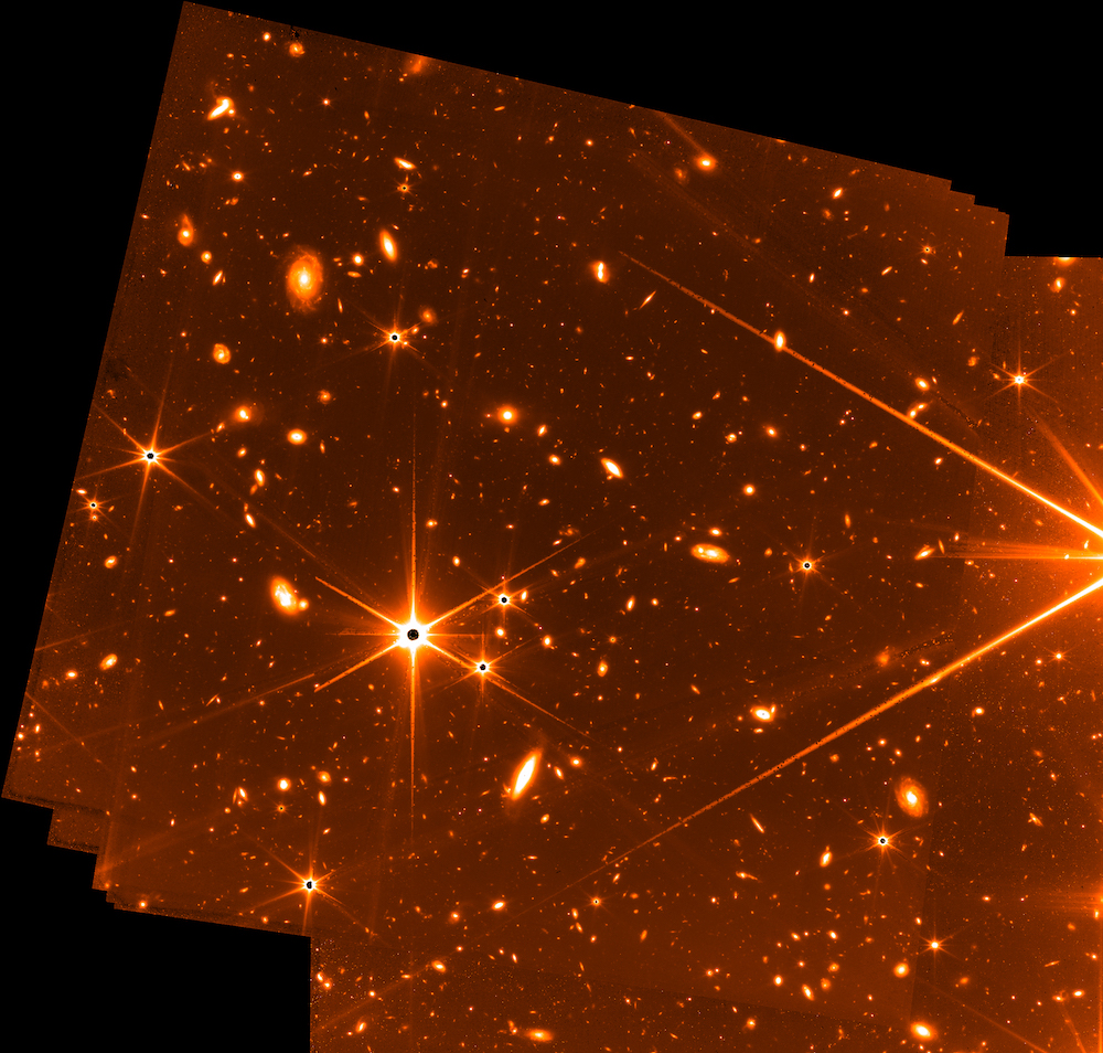 James Webb telescope's first color image targets