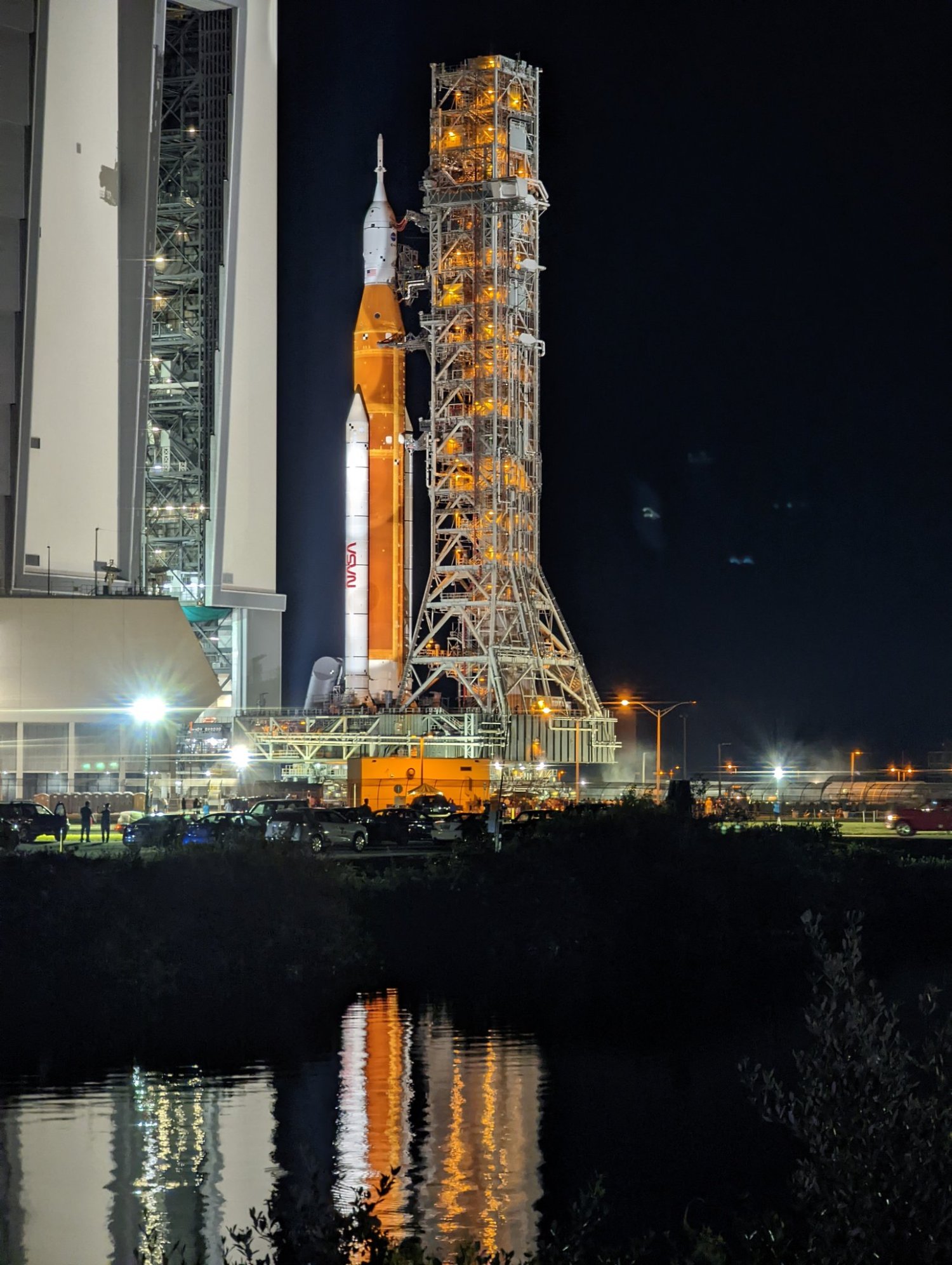 Artemis I rollout completed ahead of SLS debut launch
