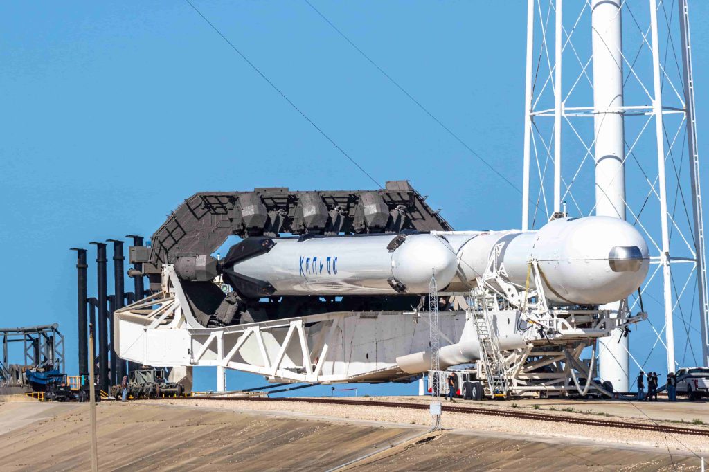 USSF-44 launches on Falcon Heavy rocket