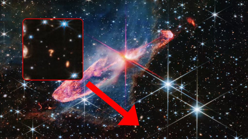 Mysterious 'question mark' seen by NASA's James Webb telescope