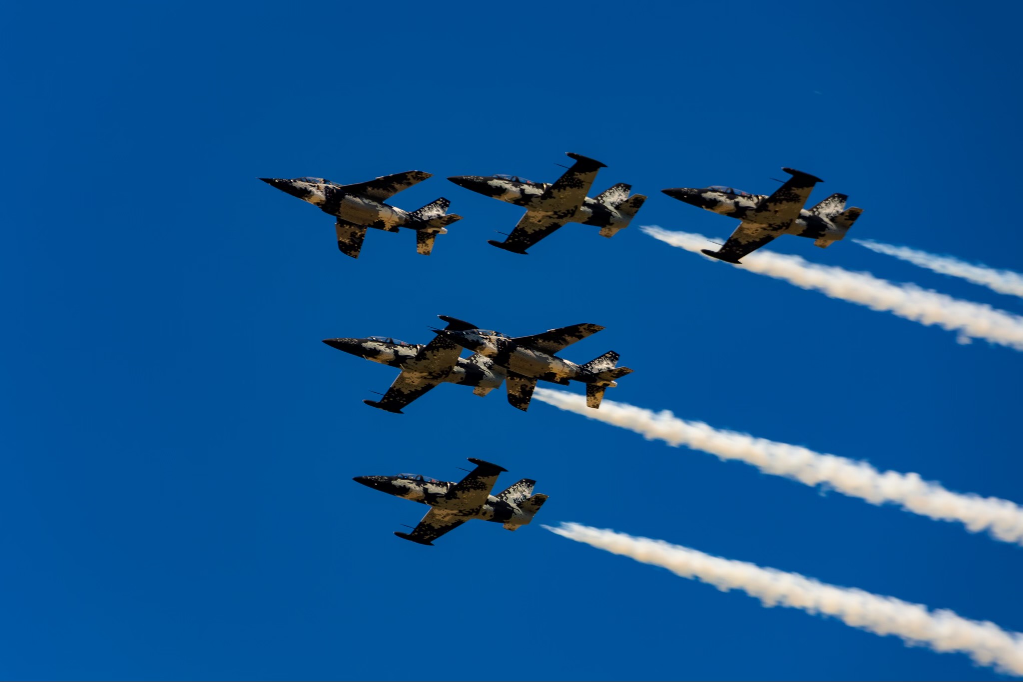 Polaris Program's Ghost Squadron performing at SUN 'n FUN 2024