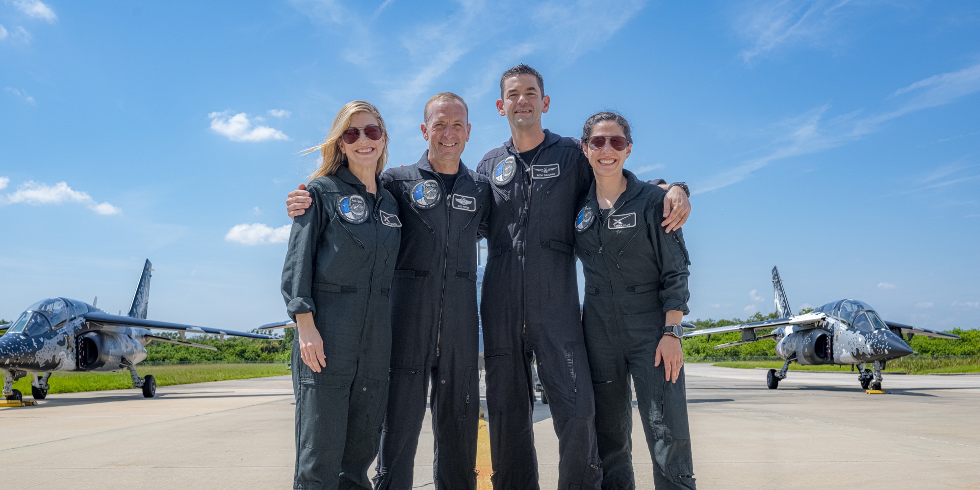 Polaris Dawn team arrive in Florida ahead of next week's launch