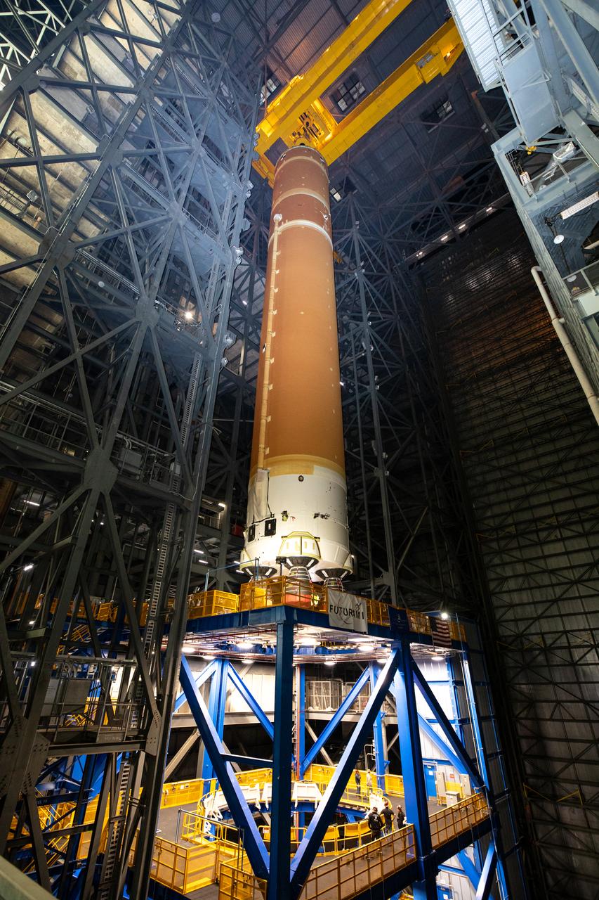 Artemis 2 Countdown Begins: Booster stacking continues Artemis II ...