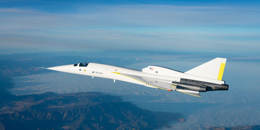 Watch Boom fly its XB-1 aircraft past the speed of sound for the first time